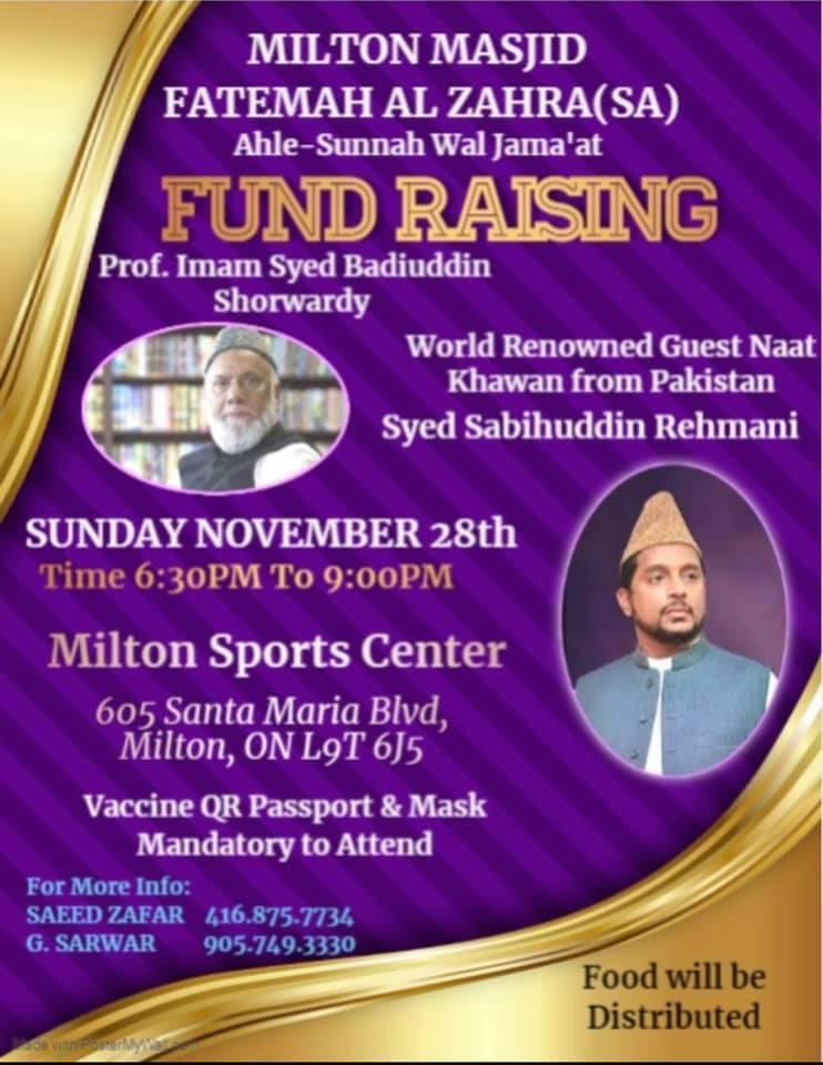 Milton Mosque | Sayyidah Fatemah (SA) Islamic Centre