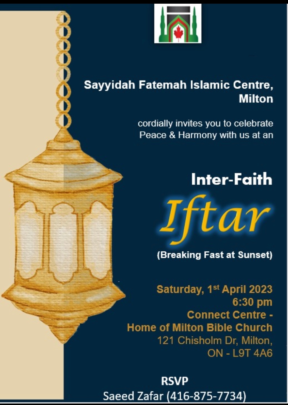 Milton Mosque | Sayyidah Fatemah (SA) Islamic Centre