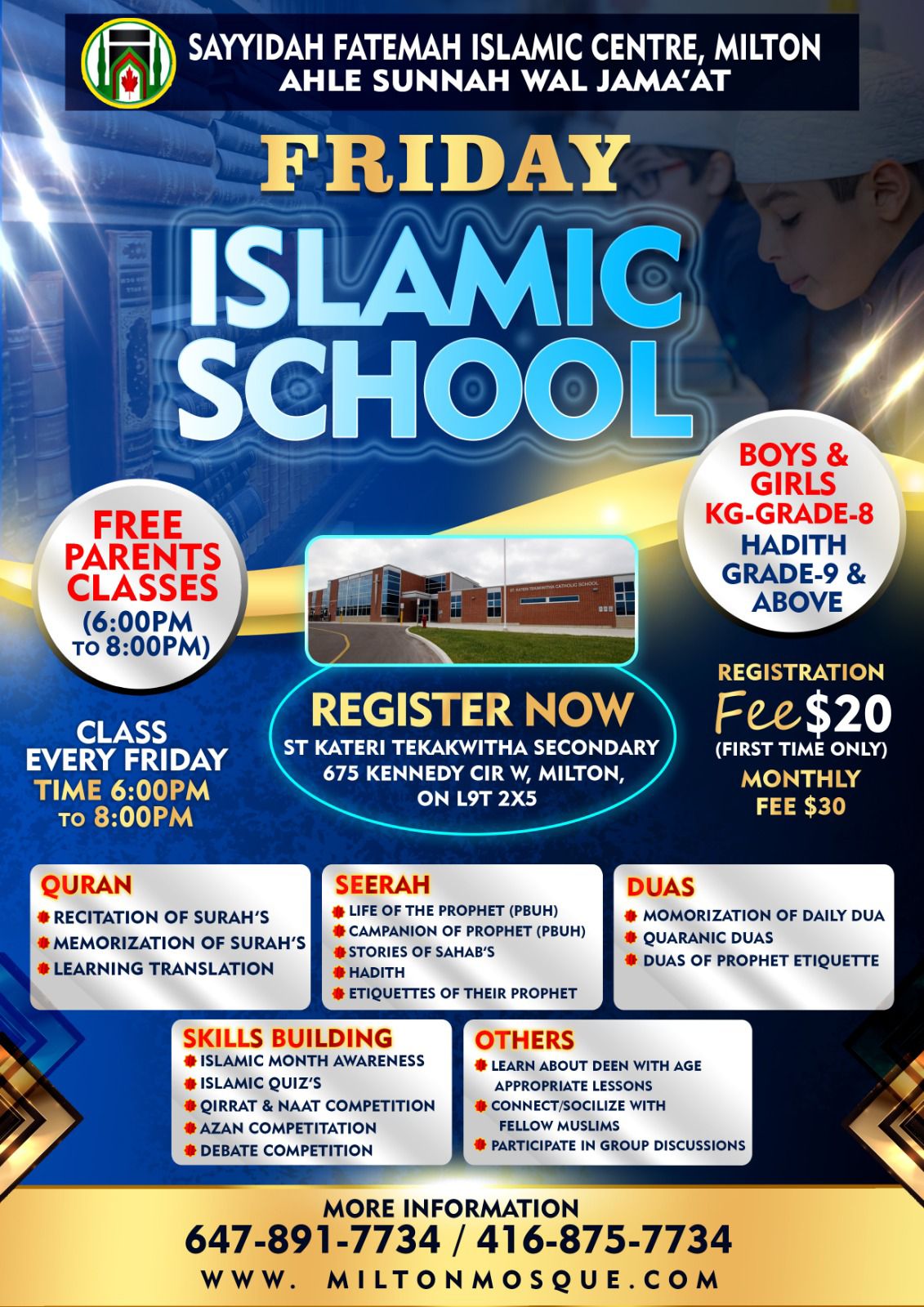 Milton Mosque | Sayyidah Fatemah (SA) Islamic Centre